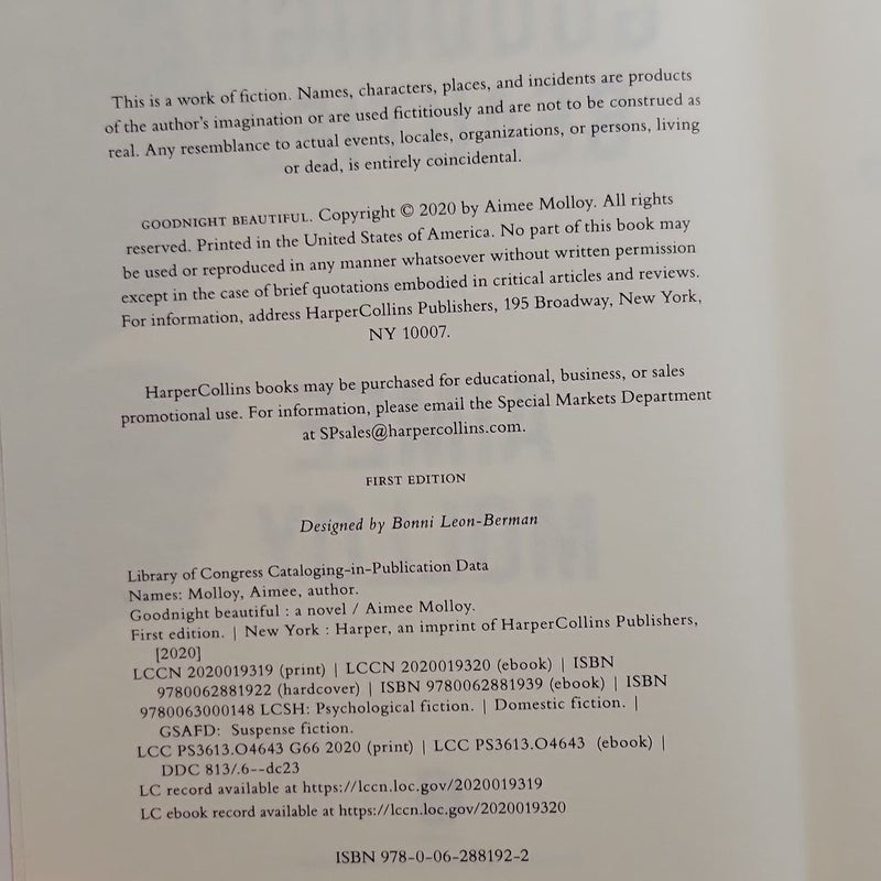 Goodnight Beautiful by Aimee Molloy, Hardcover | Pangobooks