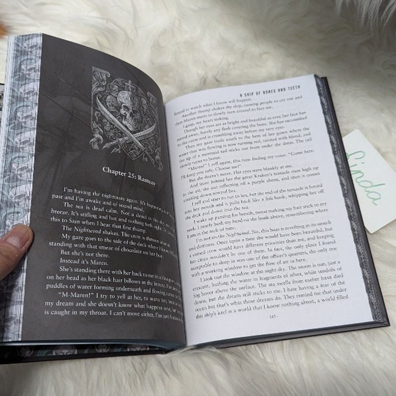 A Ship of Bones and Teeth SIGNED by Karina Halle, Hardcover | Pangobooks
