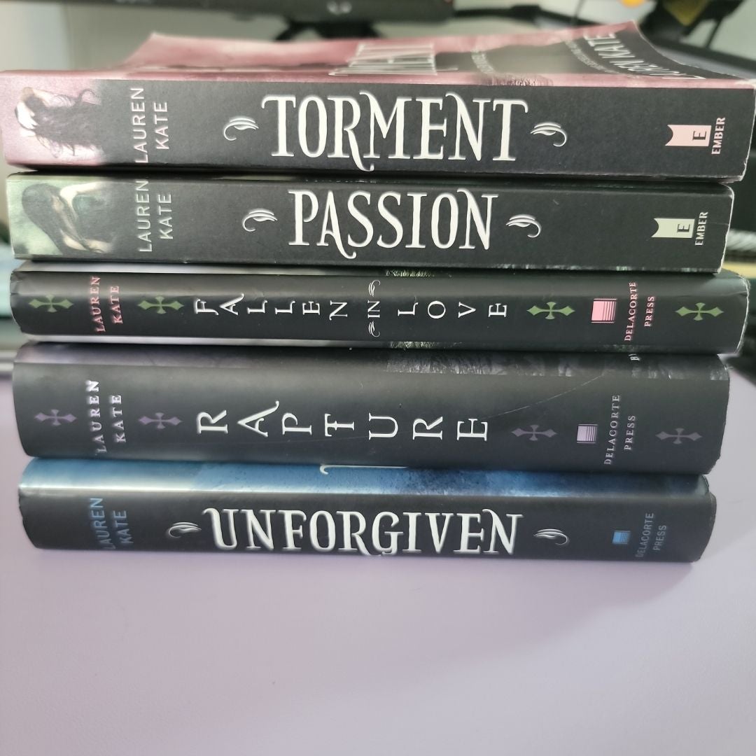 Fallen Series books 1 - 5 by Lauren Kate, Hardcover | Pangobooks