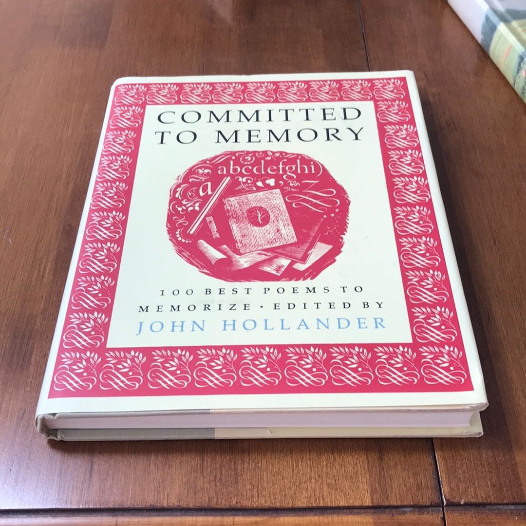 Committed to Memory by John Hollander, Hardcover | Pangobooks