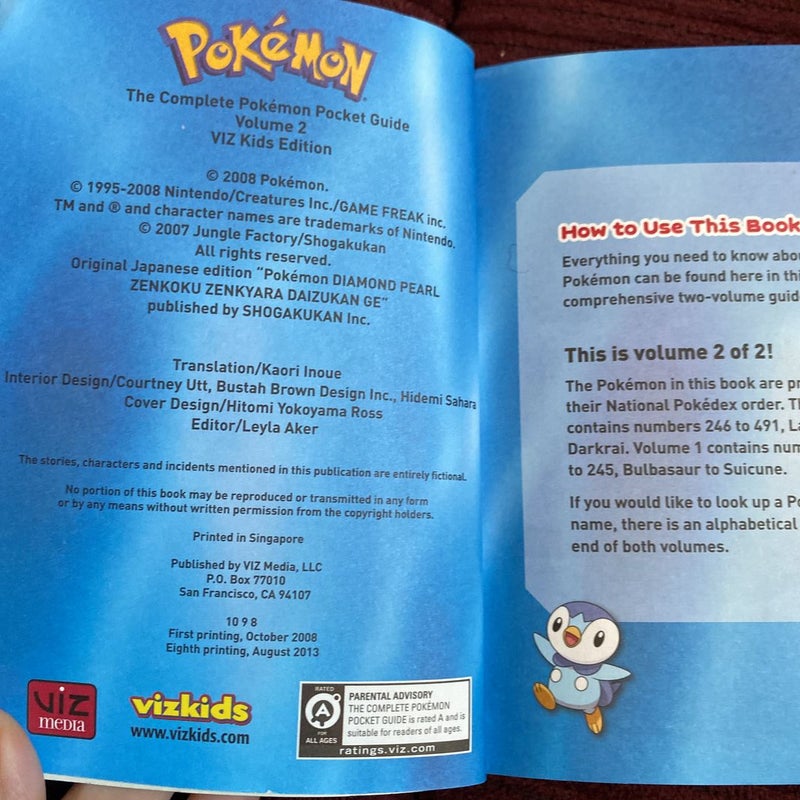 The Complete Pokémon Pocket Guide: Vol. 2