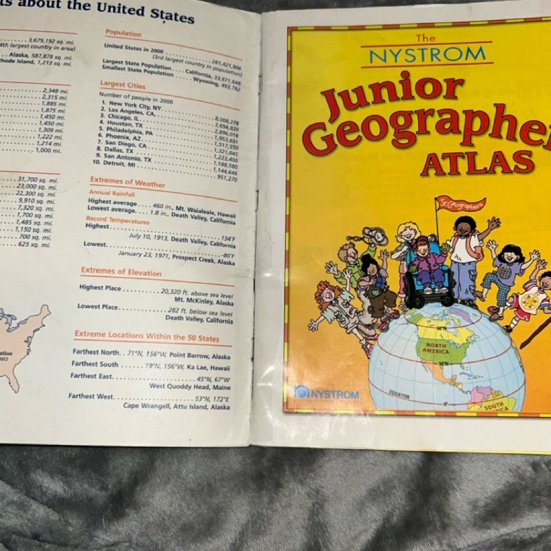 The Nystrom junior geographer atlas. by Nystrom, Herff Jones, Inc