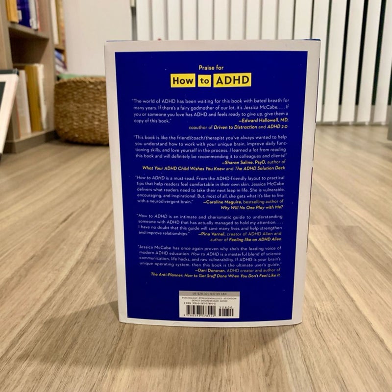 How to ADHD by Jessica McCabe, Hardcover | Pangobooks