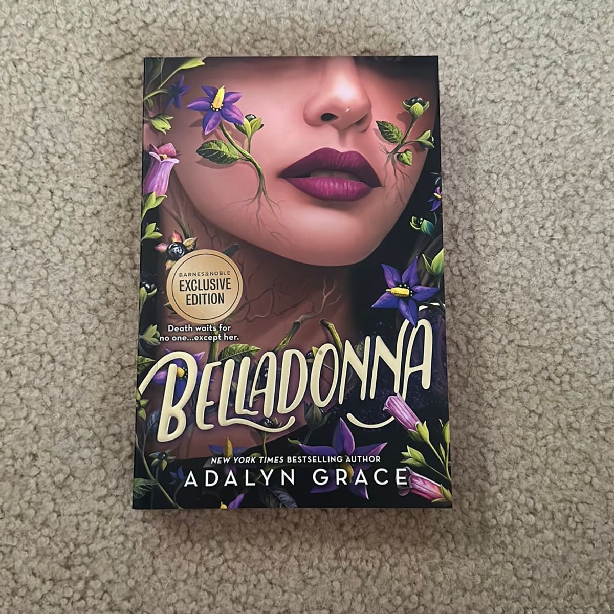 Belladonna barnes and nobles exclusive edition with purple sprayed ...