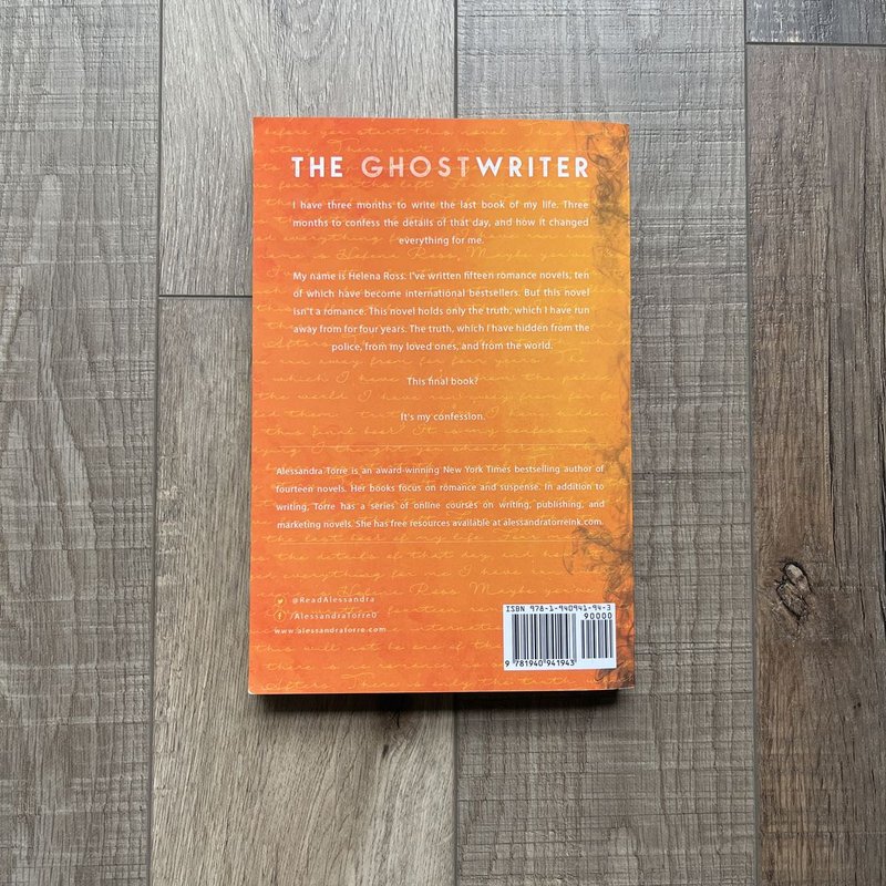 The Ghostwriter by Ale Torre, Paperback | Pangobooks