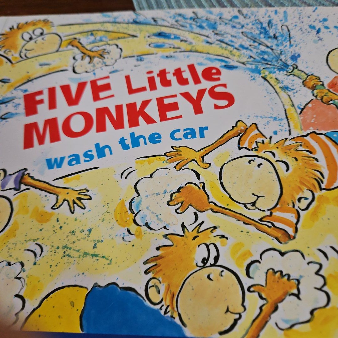 Five Little Monkeys Wash the Car by Eileen Christelow