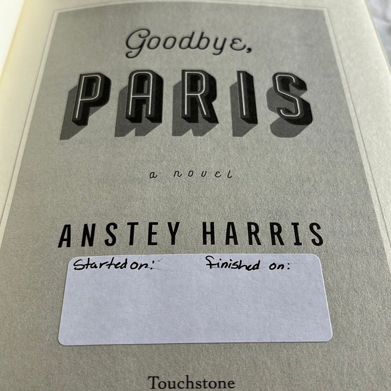 Goodbye, Paris by Anstey Harris, Hardcover | Pangobooks