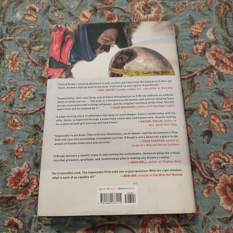 The Impossible First by Colin O'Brady, Hardcover | Pangobooks