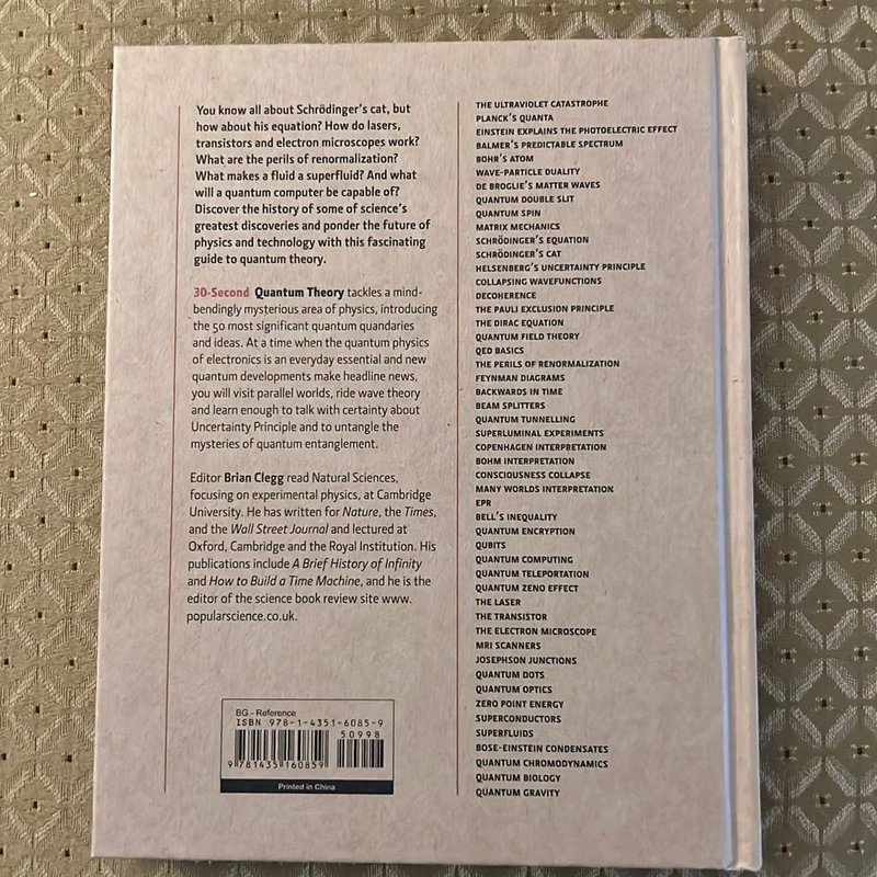 30-Second Quantum Theory by Philip Ball; Brian Clegg, Hardcover ...