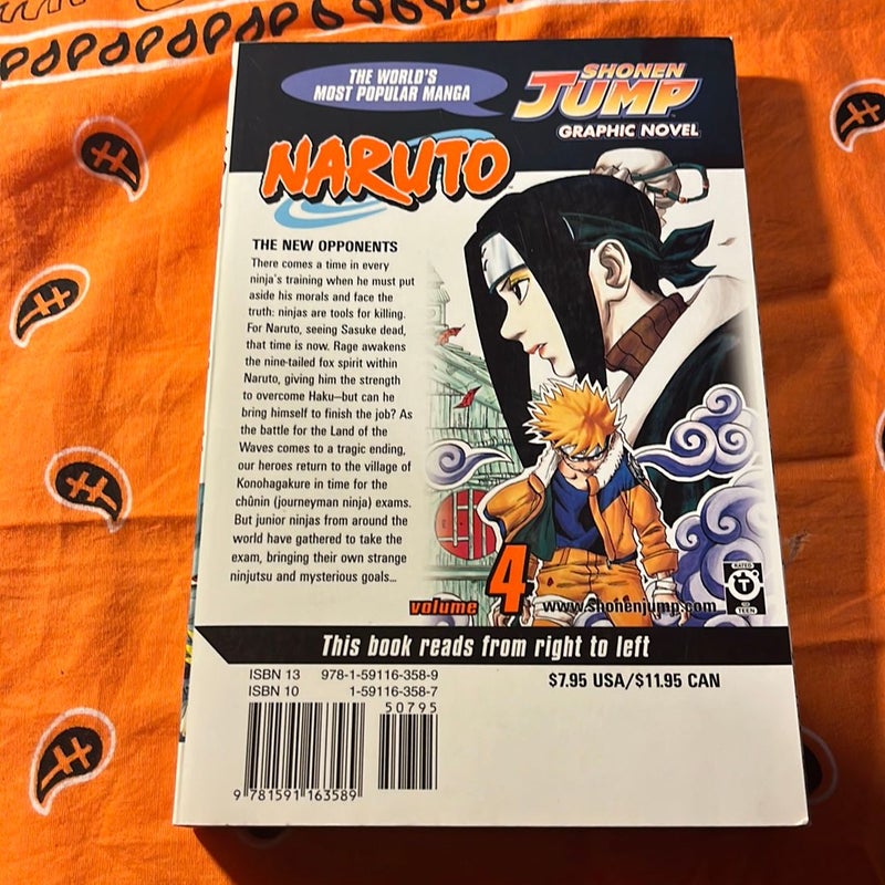 Naruto, Vol. 4 by Masashi Kishimoto