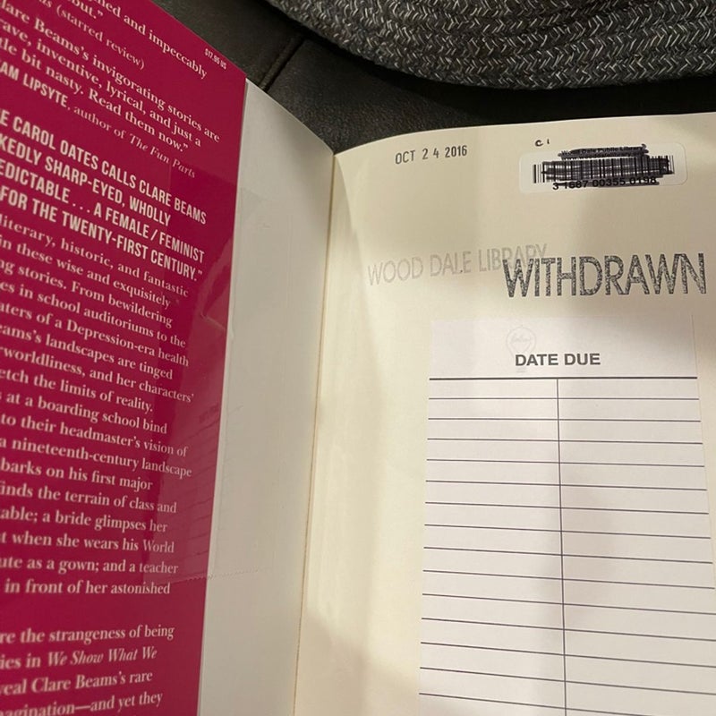 We Show What We Have Learned and Other Stories by Clare Beams