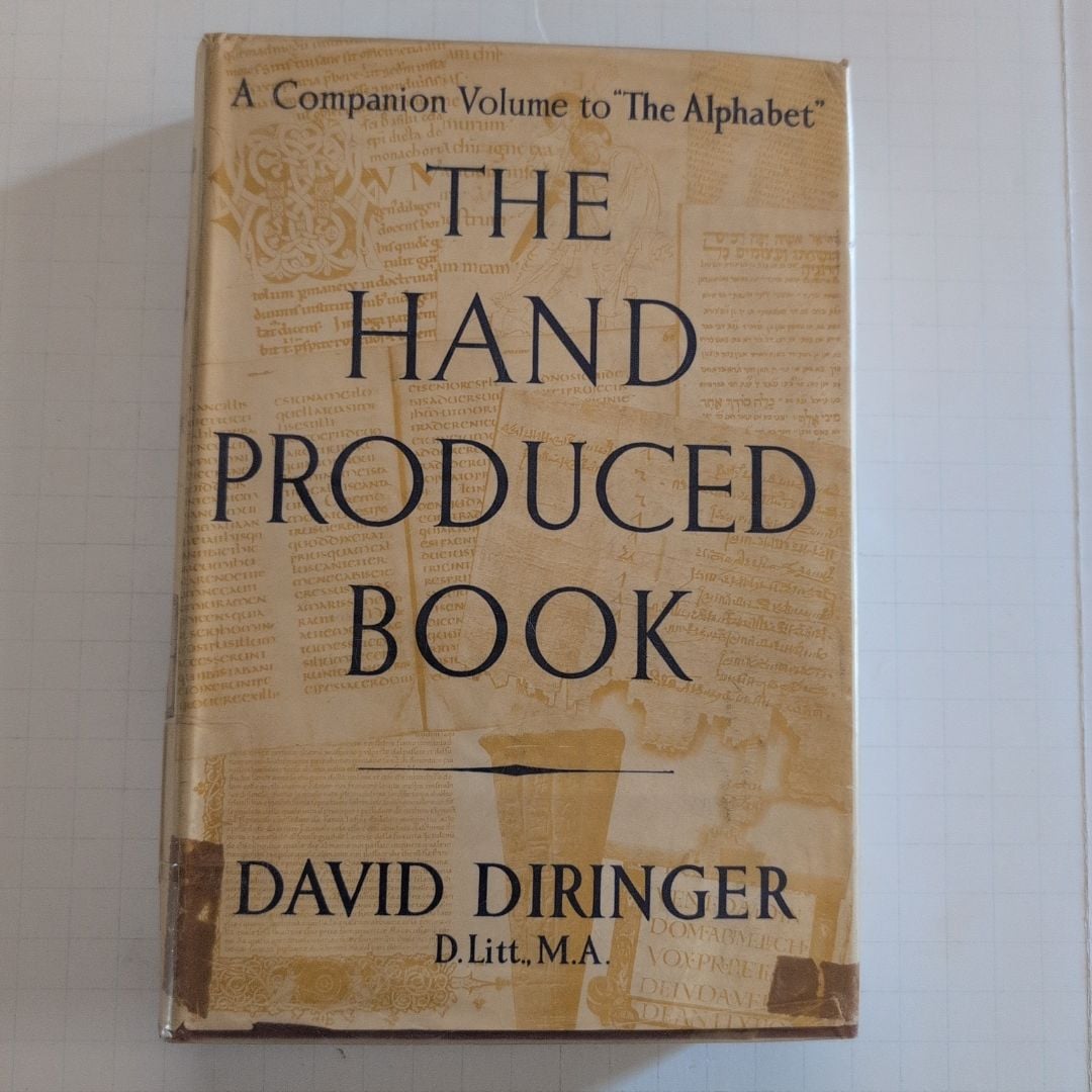 The Hand Produced Book by David Diringer , Hardcover | Pangobooks