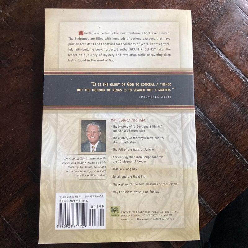 Unveiling Mysteries of the Bible Unveiling Mysteries of the Bible