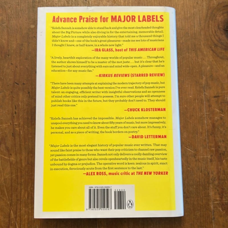 Major Labels by Kelefa Sanneh