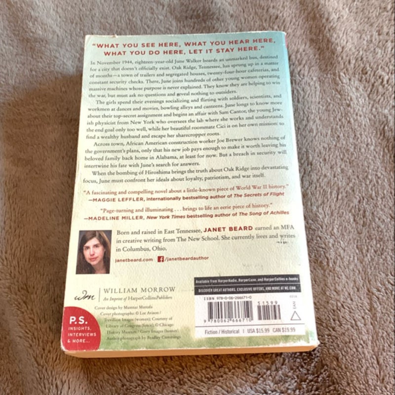 The Atomic City Girls by Janet Beard