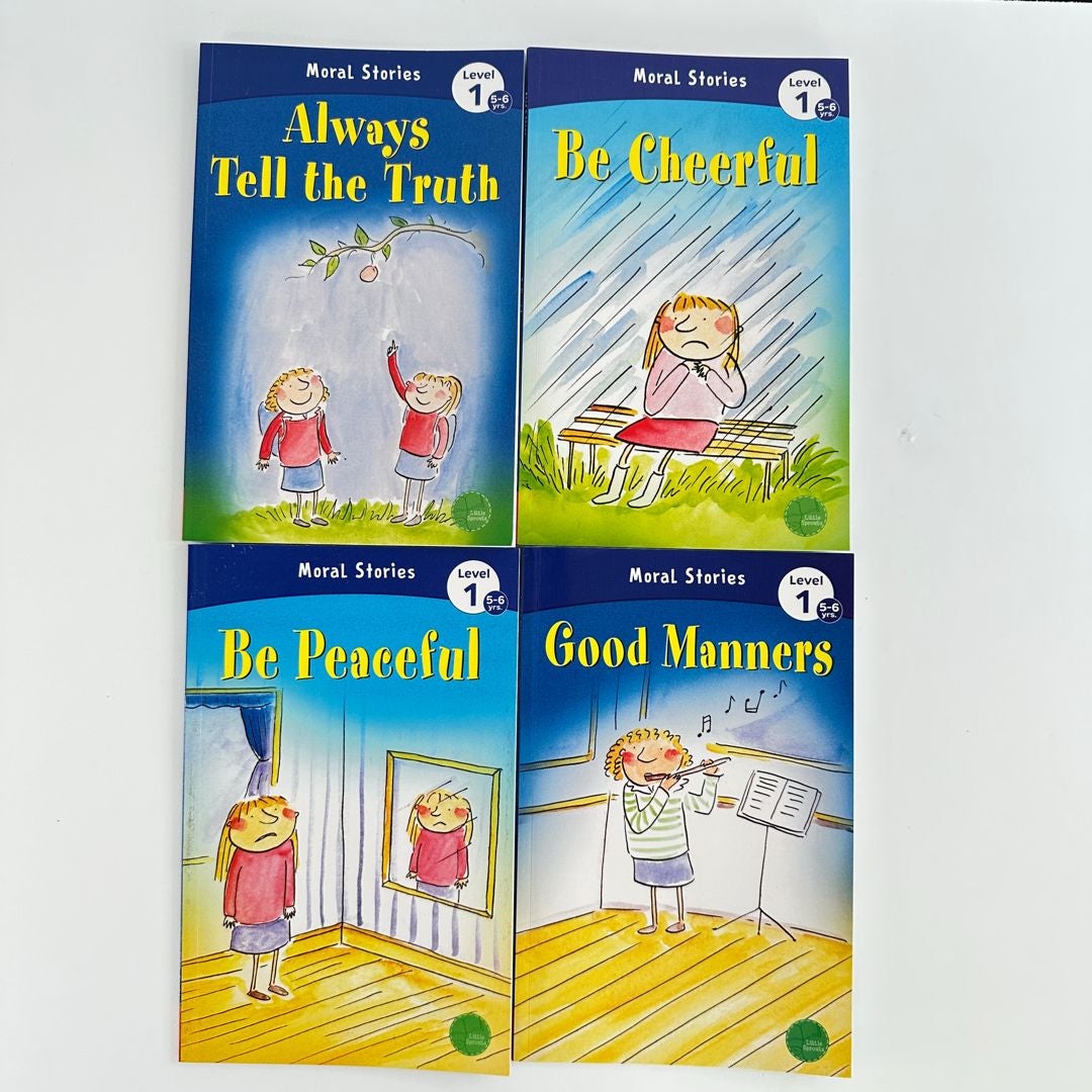Moral Stories Level 1 Early Reader Bundle, 4 books by Little Sprouts ...