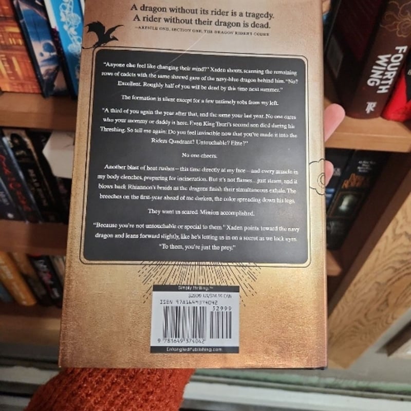 First Edition Fourth Wing by Rebecca Yarros , Hardcover | Pangobooks