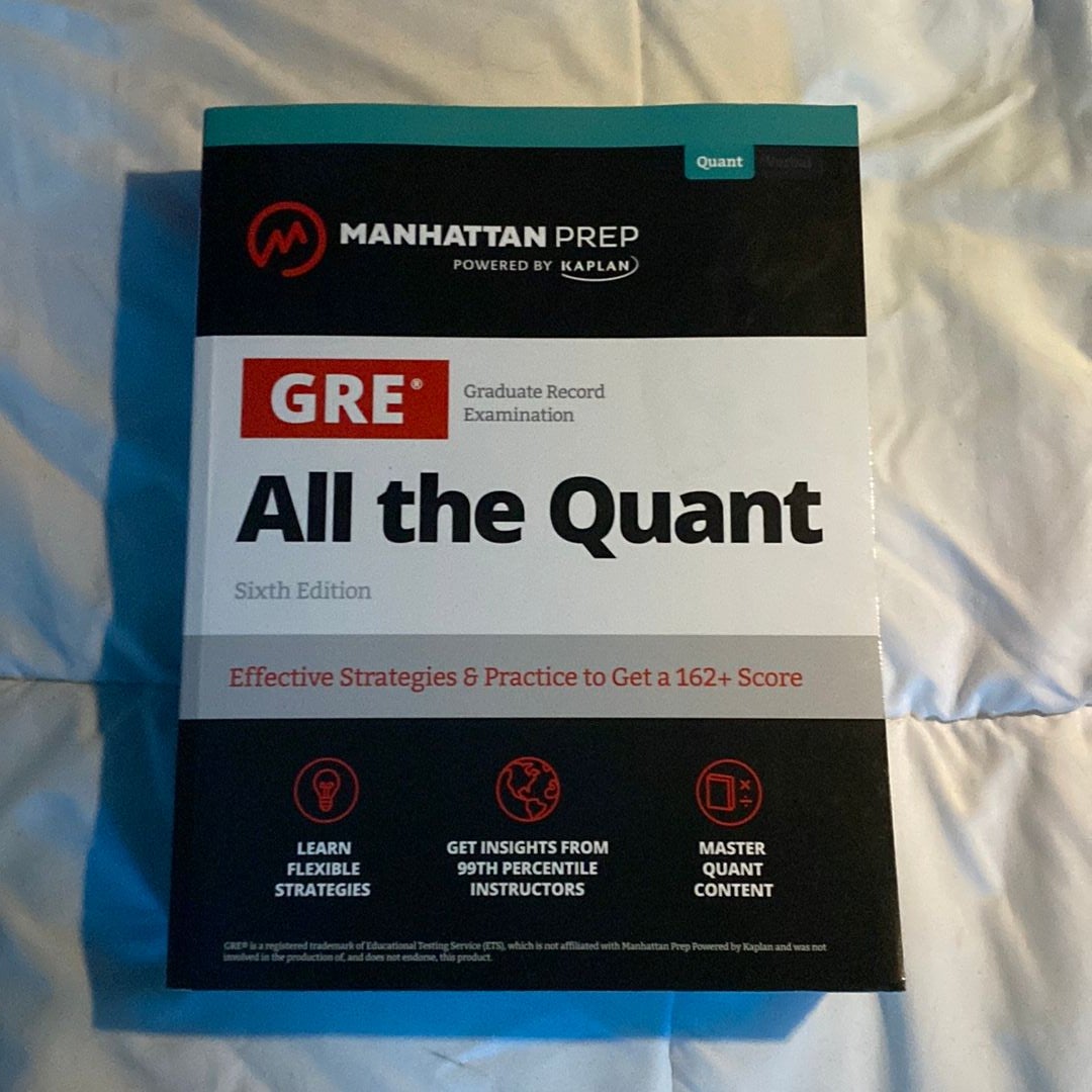 GRE All the Quant by Manhattan Prep, Paperback | Pangobooks