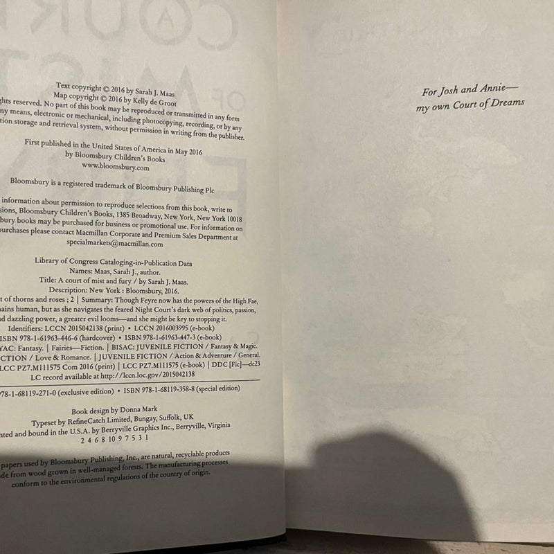 OG ACOTAR Hardcover Set plus B&N And/Or BAM Special Edition ACOSF by ...