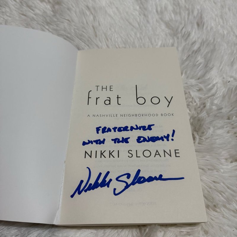 The Frat Boy by Nikki Sloane