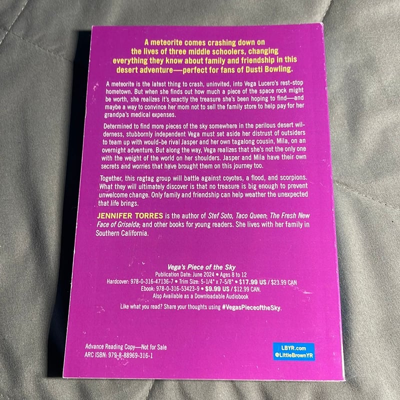 Vegas Piece of the Sky ARC by Jennifer Torres, Paperback | Pangobooks