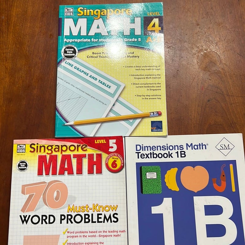 Singapore Math, Grade 4 by Carson-Dellosa Publishing Staff, Paperback ...