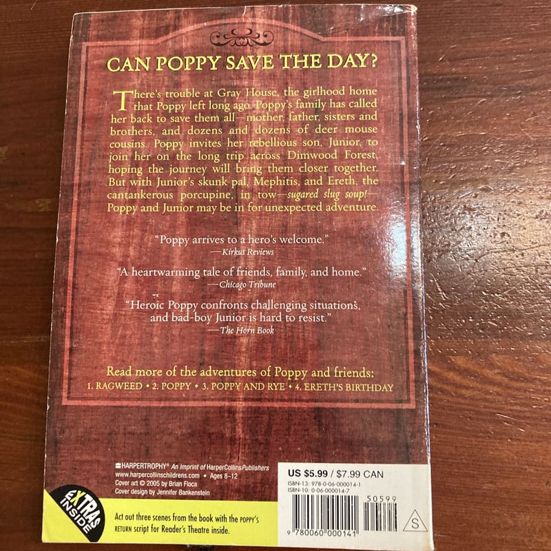 Poppy's Return by Avi, Paperback | Pangobooks