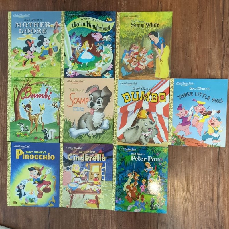 12 Beloved Disney Classic Little Golden Books (Disney Classic) by undefined