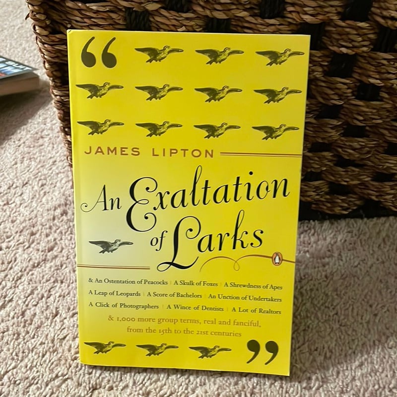An Exaltation of Larks by James Lipton, Paperback | Pangobooks