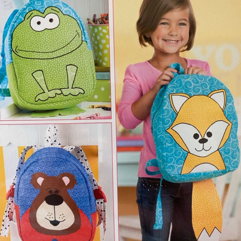 Woodland Creatures Backpacks by Sue Marsh