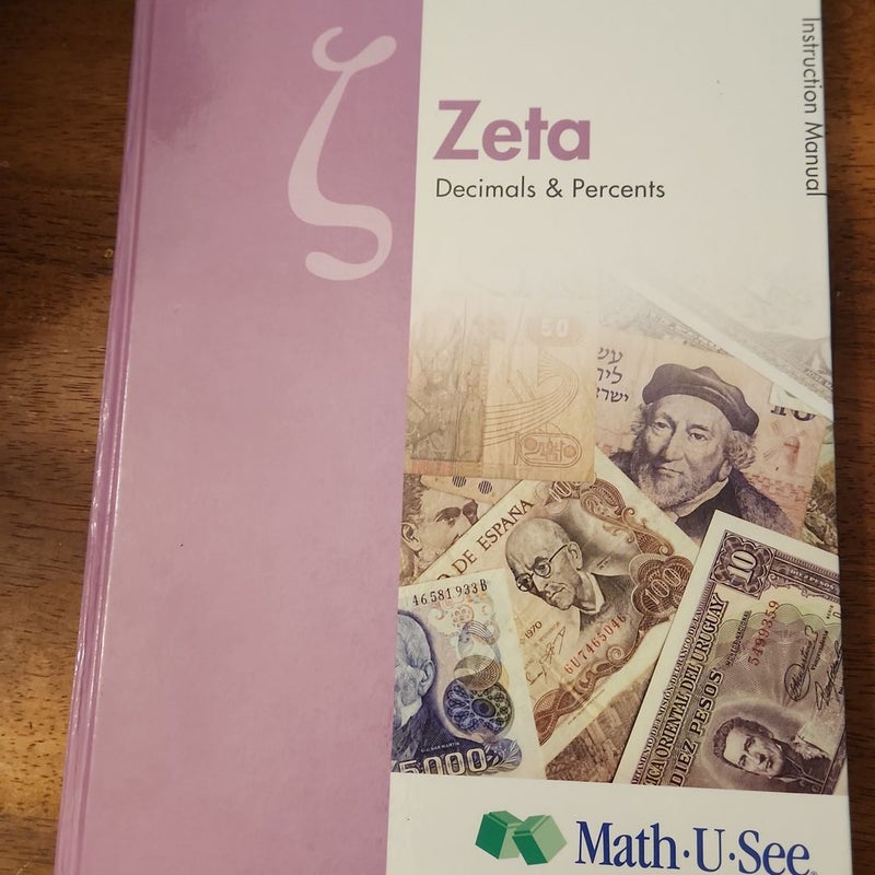 Math U See Zeta Manual by Steven Demme, Hardcover | Pangobooks