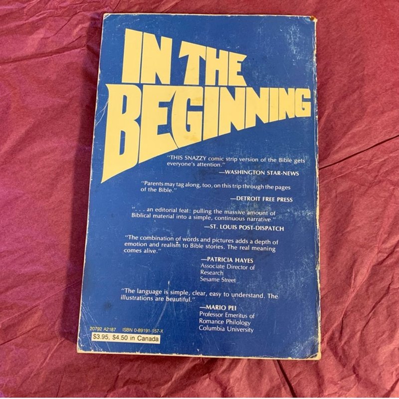 In the Beginning Bible Comic Book from 1978 by God, Paperback | Pangobooks