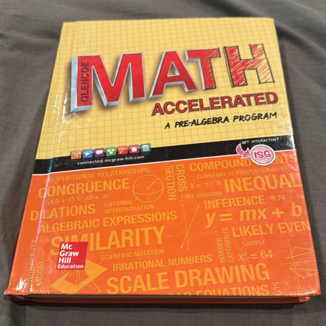 Glencoe Math Accelerated 2017 Student Edition by McGraw Hill