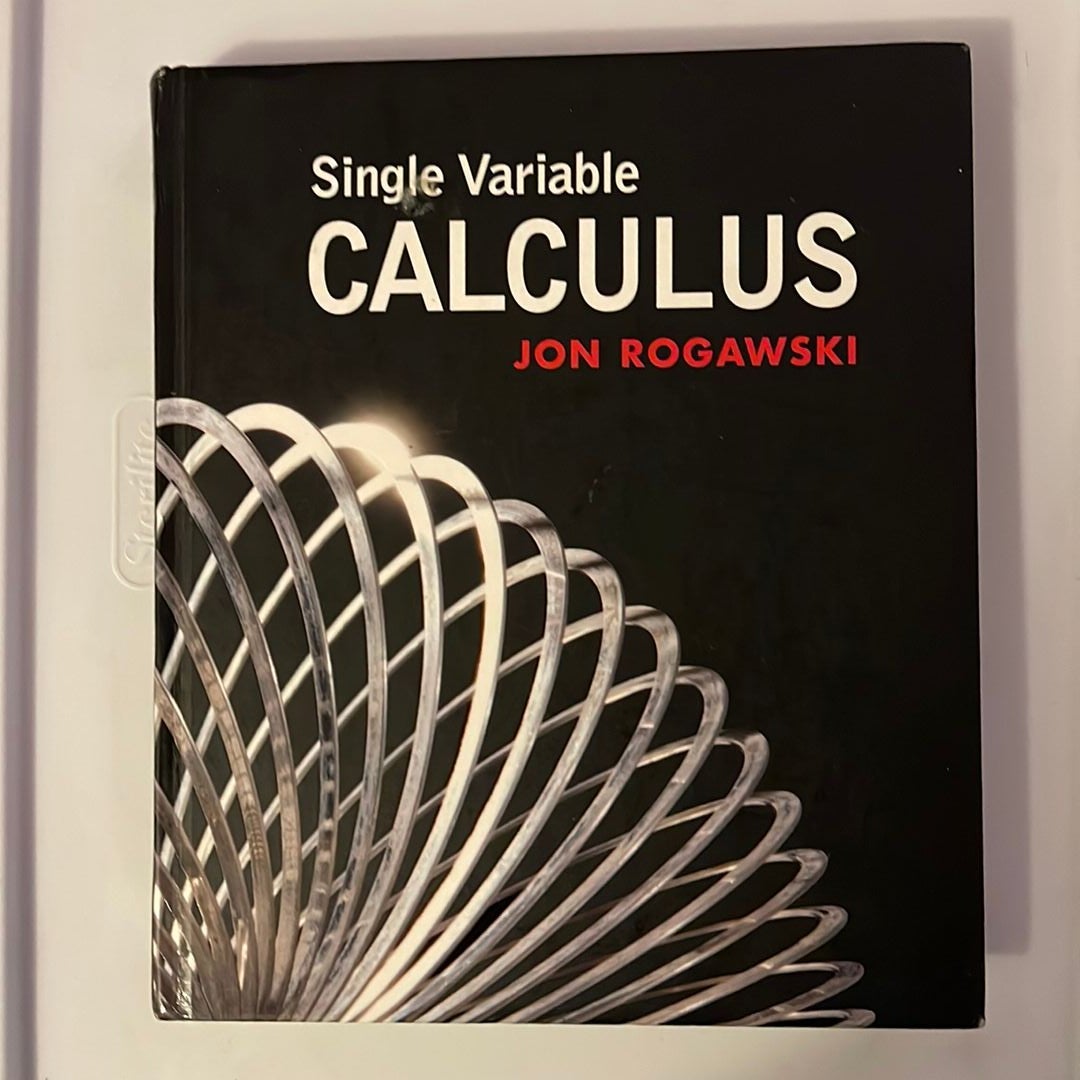 Single Variable Calculus (High School) by Jon Rogawski
