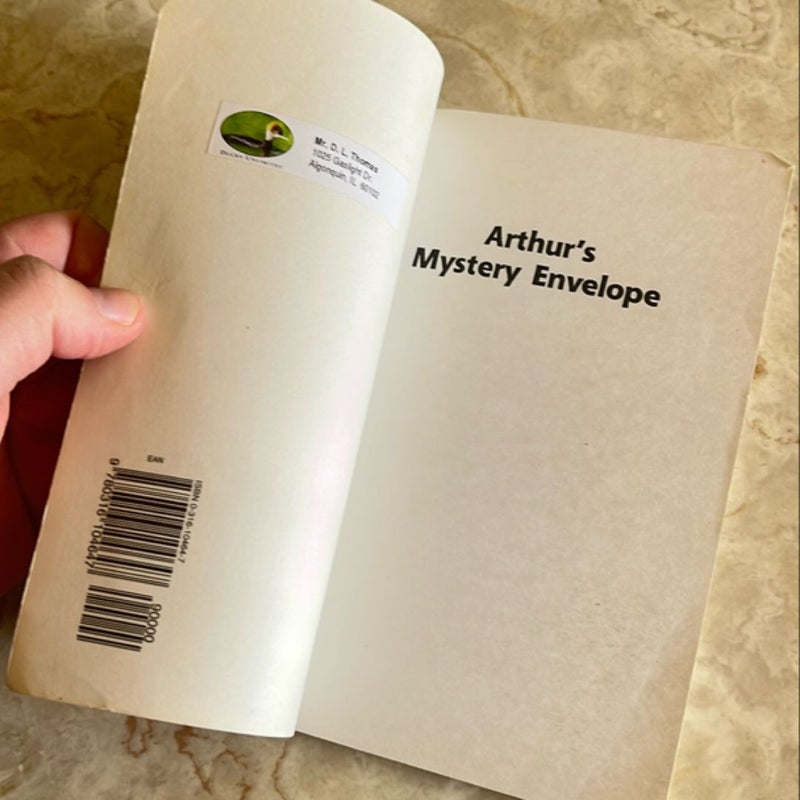 Arthur's Mystery Envelope by Stephen Krensky, Marc Brown
