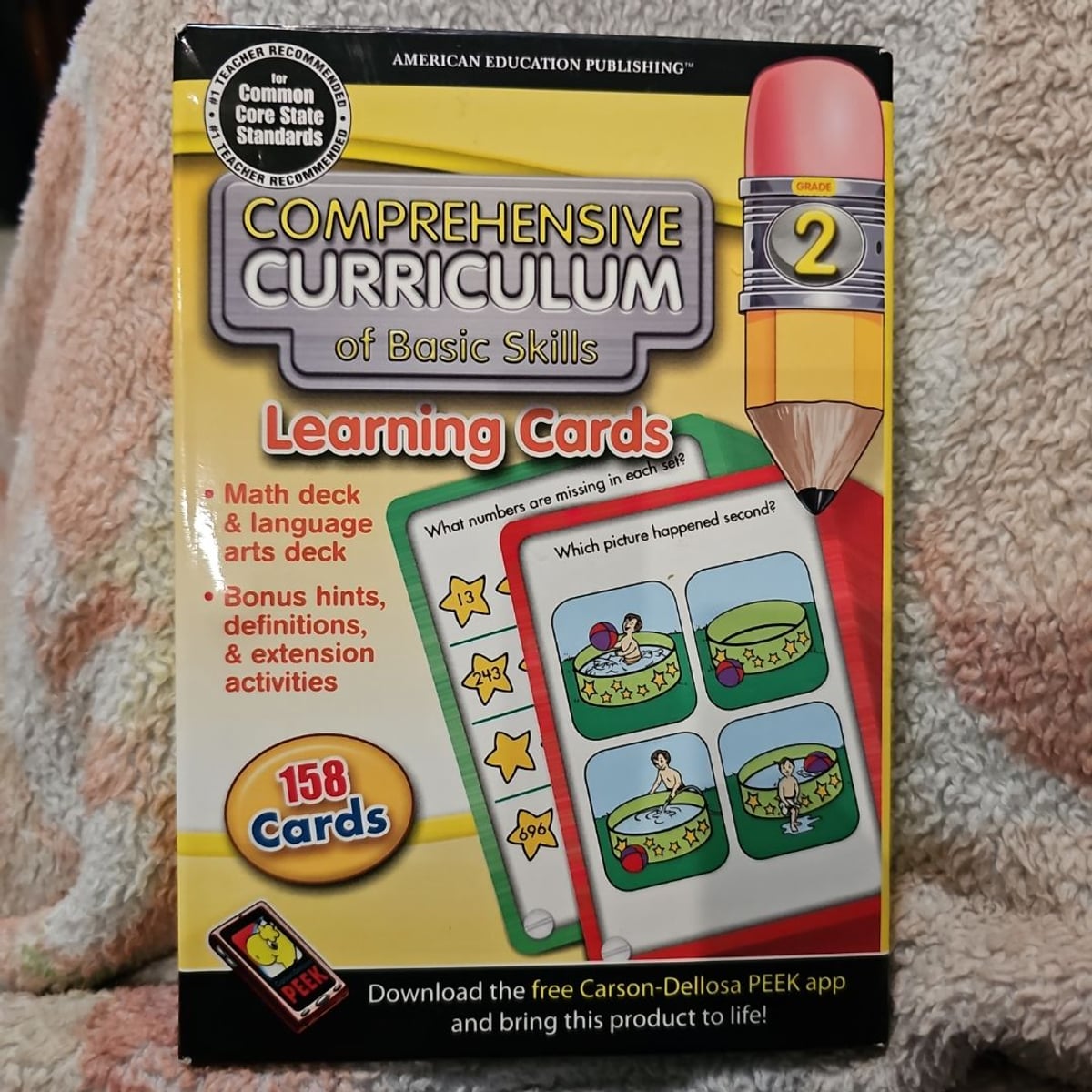 Comprehensive Curriculum of Basic Skills Learning Cards , Grade 2 by ...