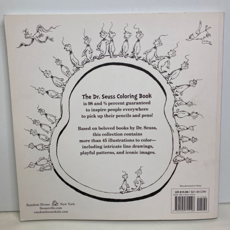 The Dr. Seuss Coloring Book by Seuss