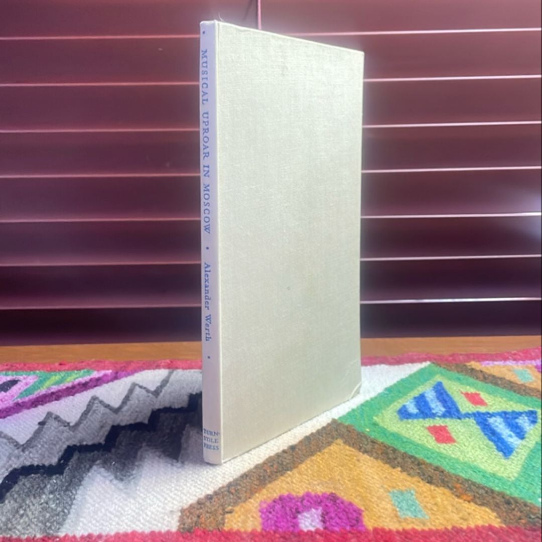 Musical Uproar in Moscow (1949) by Alexander Werth, Hardcover | Pangobooks