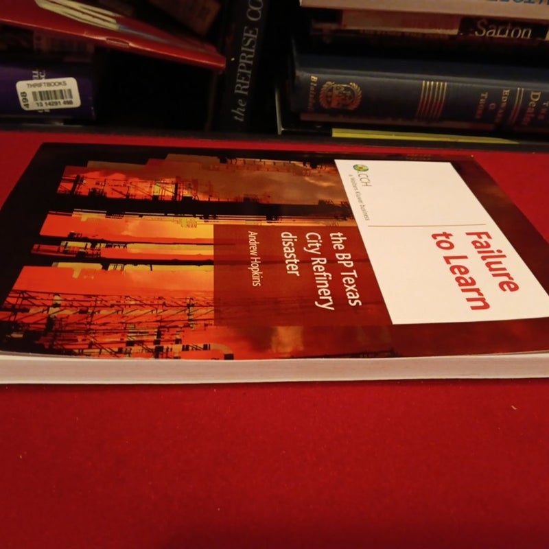 Failure to Learn by Andrew Hopkins, Paperback | Pangobooks