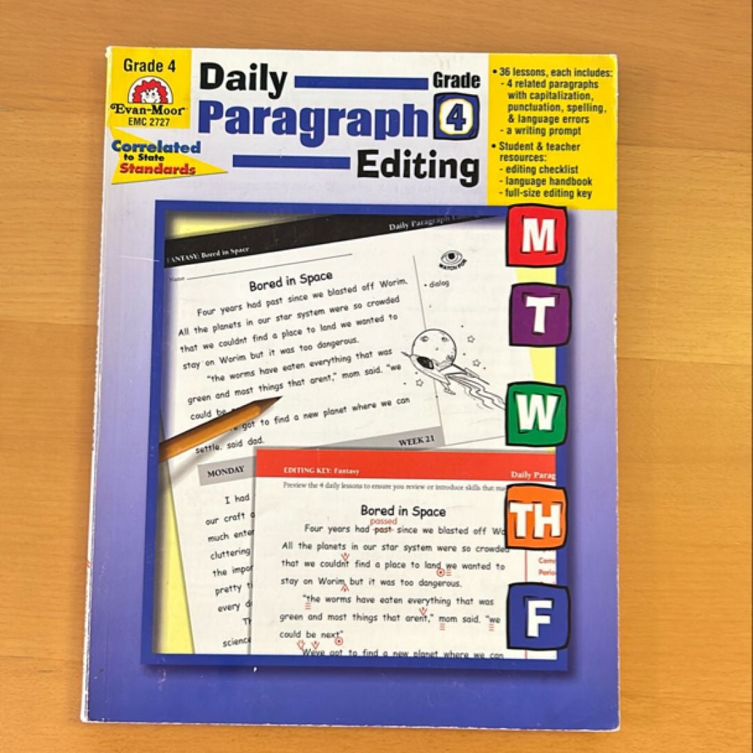 Daily Paragraph Editing Grade 4 by Evan-Moor Educational Publishers