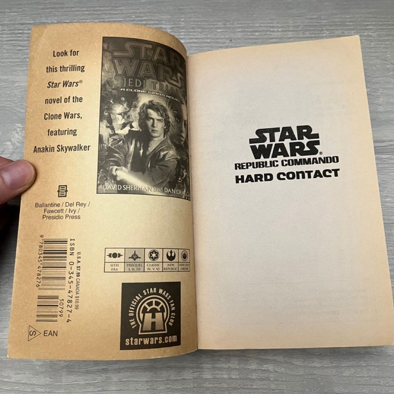 Hard Contact: Star Wars Legends (Republic Commando) by Karen Traviss