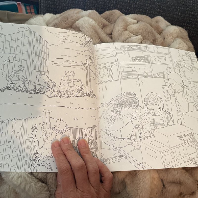 Stranger Things: the Official Coloring Book by Netflix