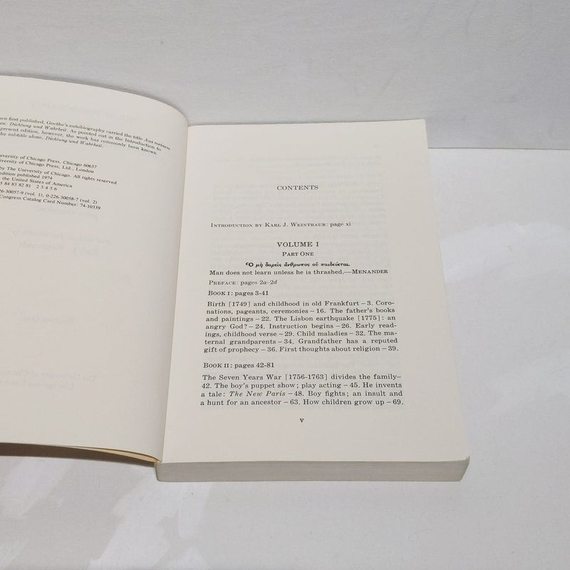 The Autobiography of Johann Wolfgang von Goethe by Johann Wolfgang Von ...