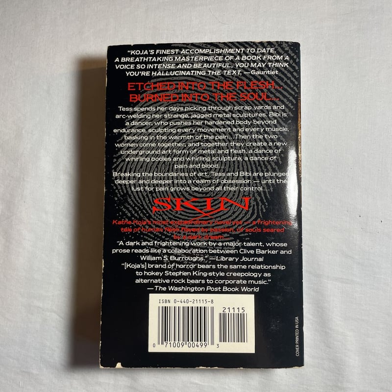 Skin by Kathe Koja, Paperback | Pangobooks