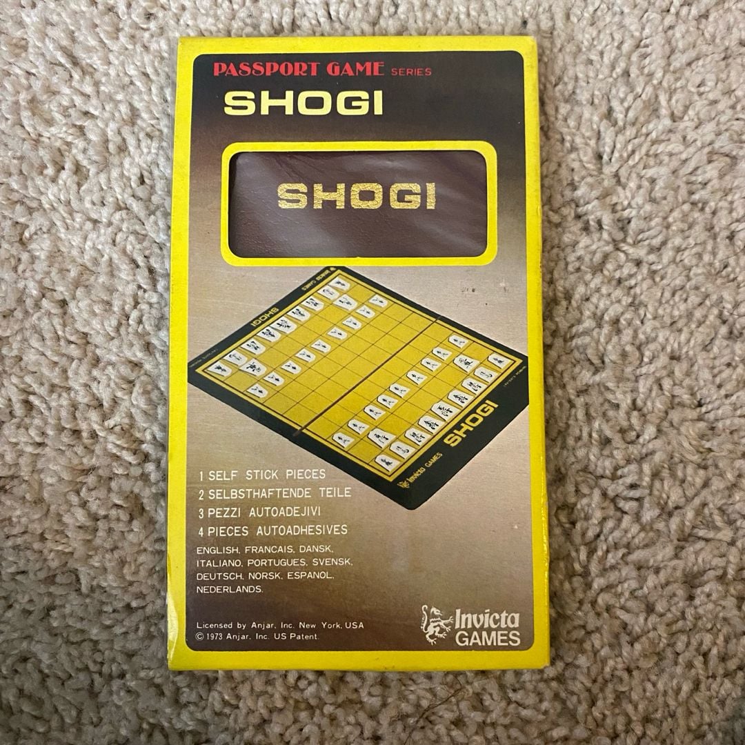 🕹️ Shog Vintage 1973 Travel Game by Shog Game, Hardcover | Pangobooks