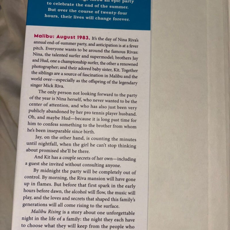 Malibu Rising by Taylor Jenkins Reid, Hardcover | Pangobooks