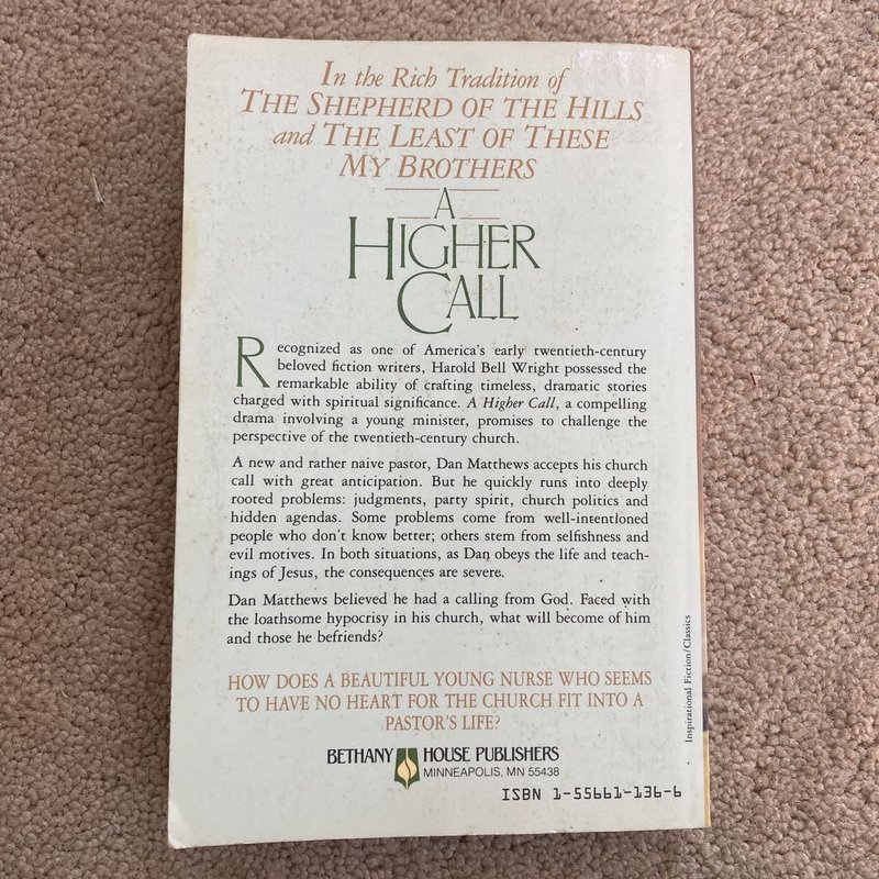 A Higher Call by Harold Bell Wright