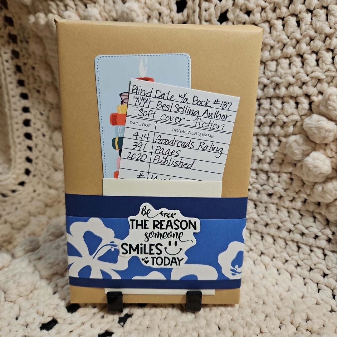 Blind Date with a Book #187 by NYT Bestselling Author , Paperback ...