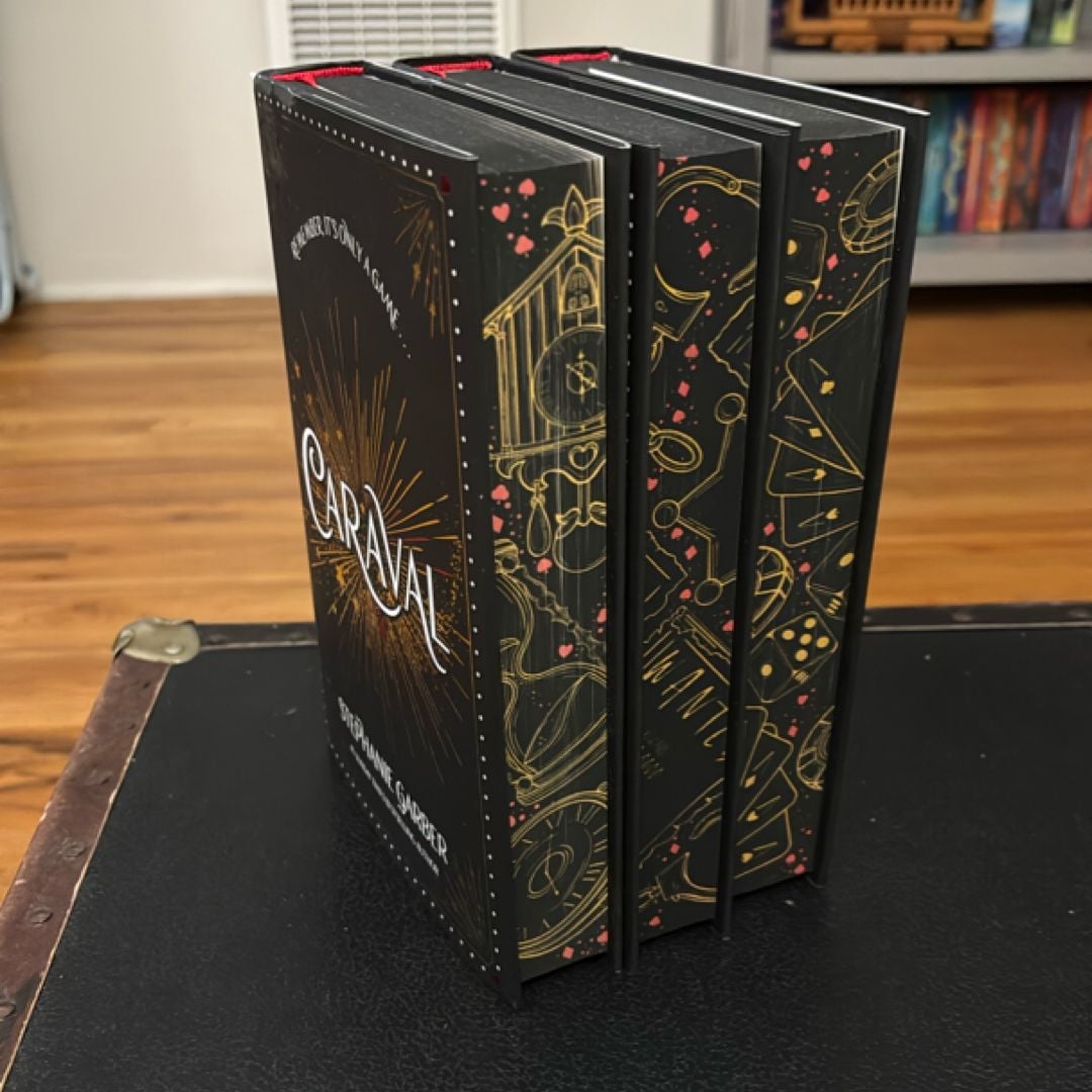 Caraval set - UK editions w edges by Perfectly Edged by Stephanie ...