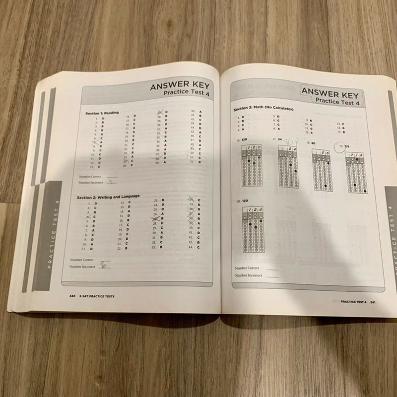 6 SAT Practice Tests by Philip Geer, Paperback | Pangobooks